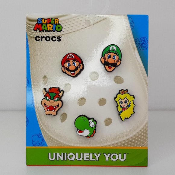 CROCS | Accessories | Jibbitz Crocs Charms Uniquelyyou Super Mario ...